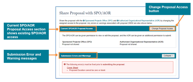How do I grant SPO/AOR Access in Research.gov?